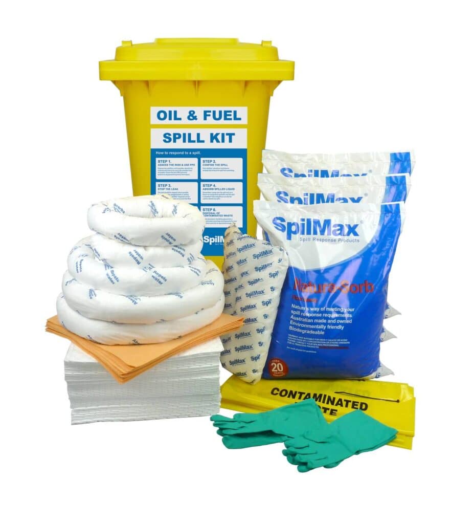 SpilMax Oil and Fuel Spill Kits for Vehicles and Marinas