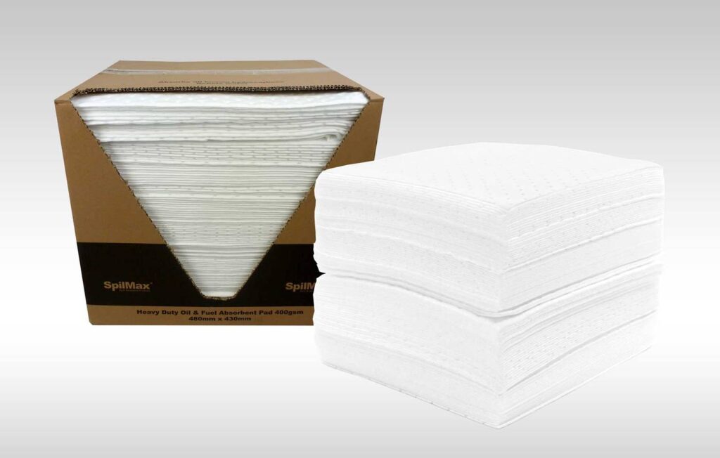 Absorbent Pads | Do Not Lint | Dimpled for Better Absorption | SpilMax