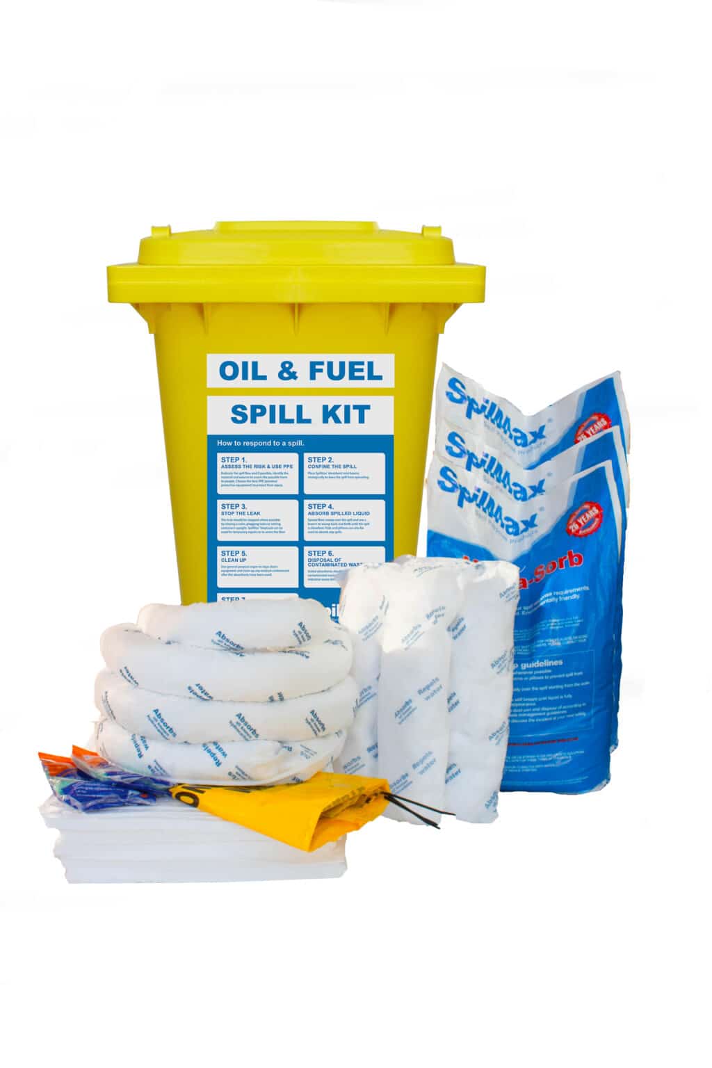 SpilMax Oil and Fuel Spill Kits for Vehicles and Marinas