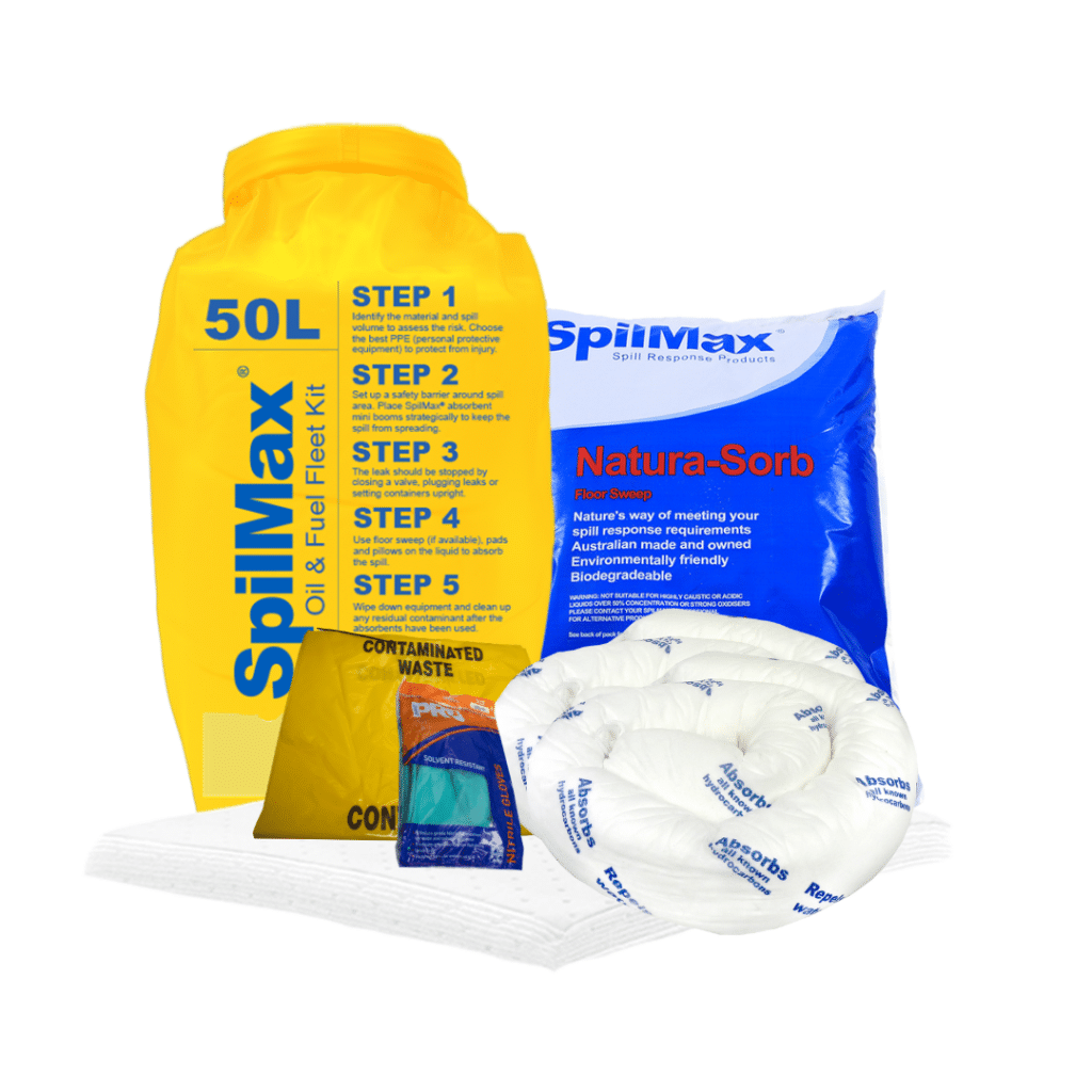 SpilMax Oil and Fuel Spill Kits for Vehicles and Marinas